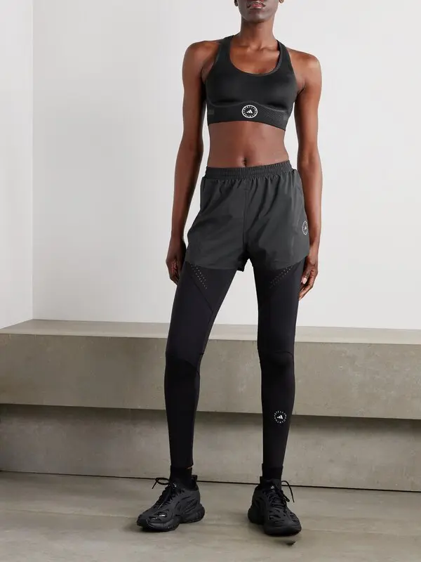 adidas by Stella McCartney - Adidas By Stella McCartney Truepace Recycled-shell Shorts