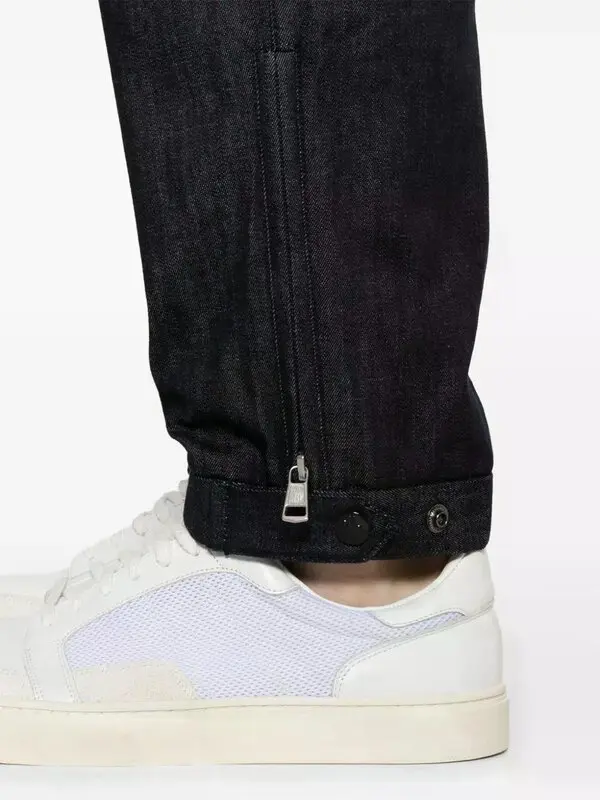 Moncler Logo Patch Tapered Trousers
