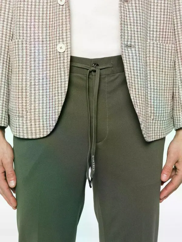 CIRCOLO 1901 Piqué-weave Trousers - Green