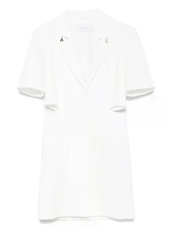 Patrizia Pepe Cut-out Detailed Mini Dress