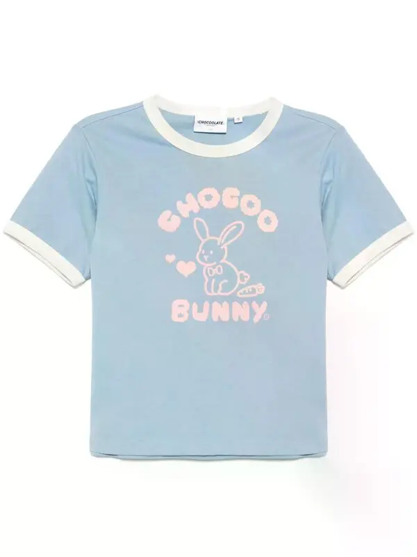CHOCOOLATE Graphic-print T-shirt - Blue