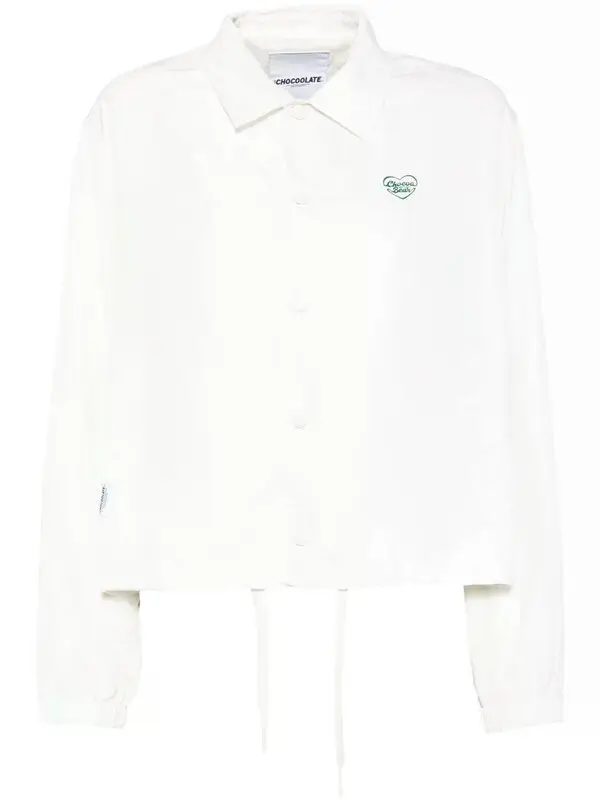 CHOCOOLATE Logo-print Jacket - White