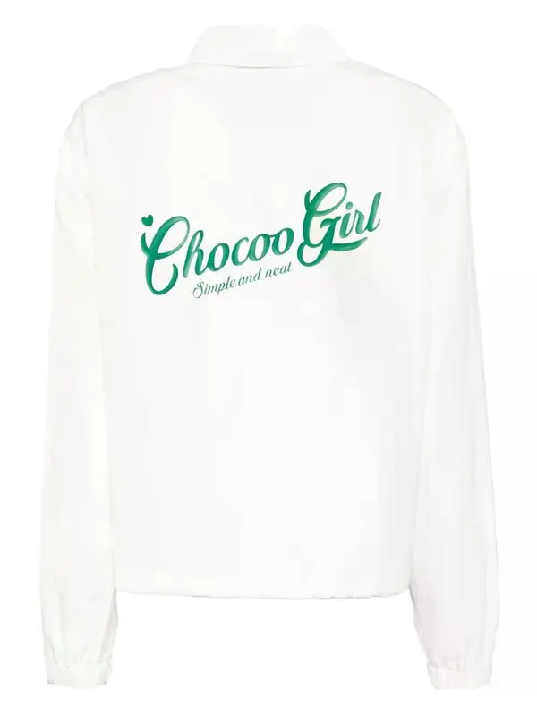 CHOCOOLATE Logo-print Jacket - White