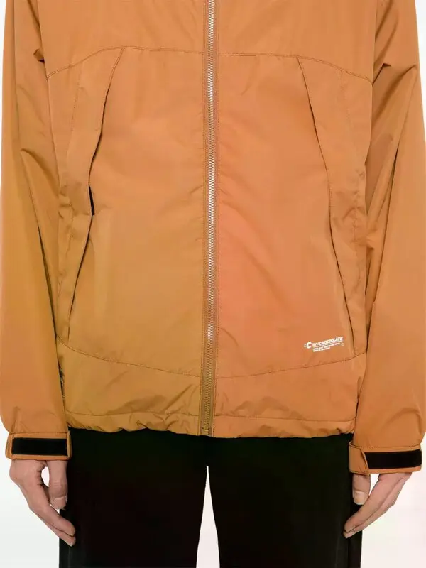 CHOCOOLATE Hooded Windbreaker - Orange