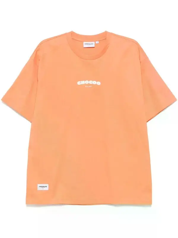 CHOCOOLATE Logo-print T-shirt - Orange