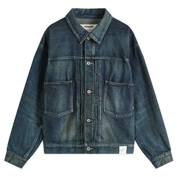 NEIGHBORHOOD Washed Denim Type-2 Jacket - Indigo