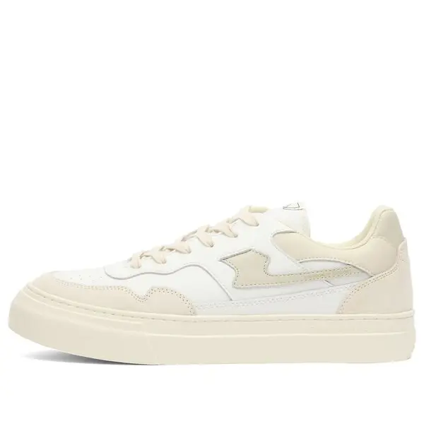 S.W.C STEPNEY WORKERS CLUB Pearl S-strike Leather Sneakers - Spring White