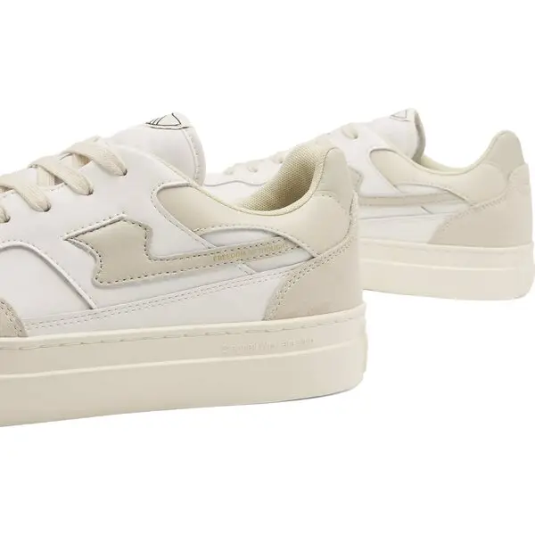 S.W.C STEPNEY WORKERS CLUB Pearl S-strike Leather Sneakers - Spring White