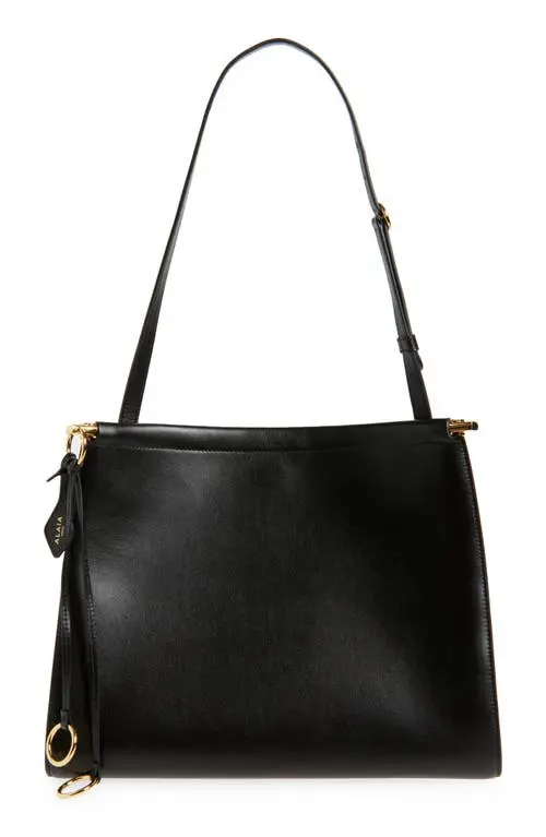 Alaïa Medium Le Click Leather Shoulder Bag - Noir