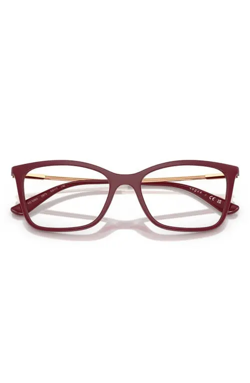 VOGUE 53mm Butterfly Eyeglasses - Cherry
