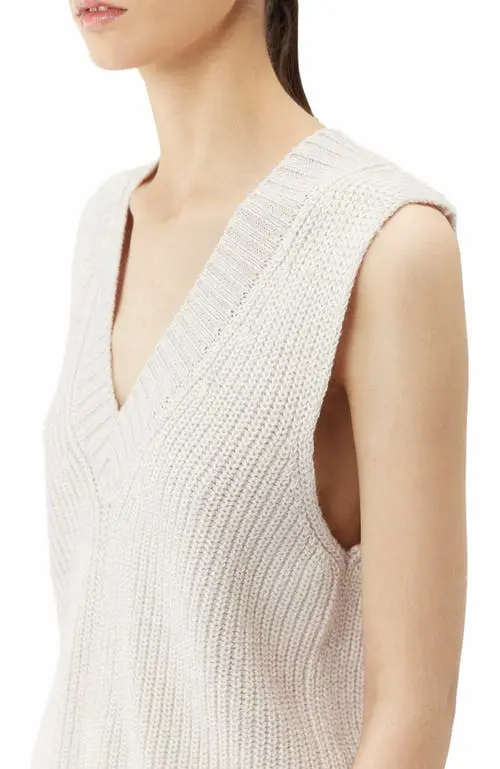 GOBI MONGOLIAN CASHMERE Cotton Cashmere Knitted Vest