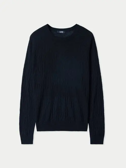 Gobi Cashmere Silk Textured Sweater