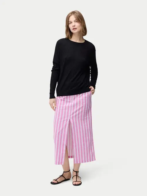 Gobi Cashmere Silk Textured Sweater