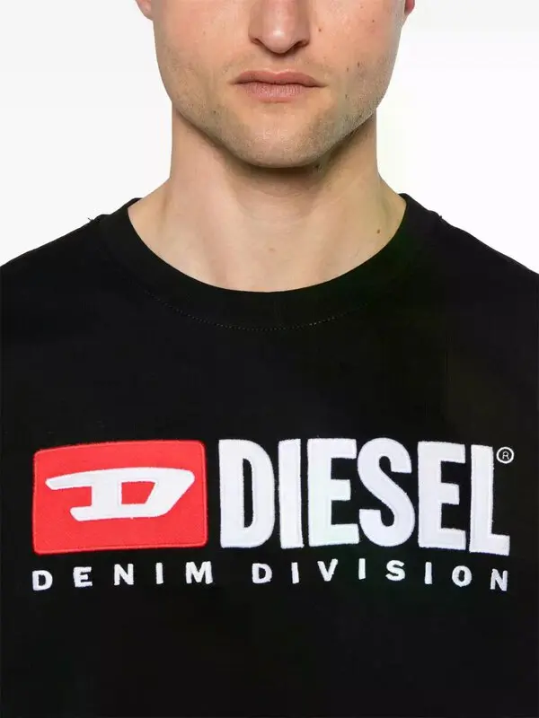 Diesel T-Box-Ls-Div T-Shirt - Black | Editorialist