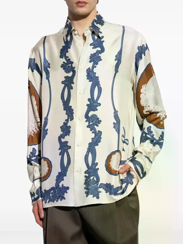 Versace Medusa Cameo-print Shirt
