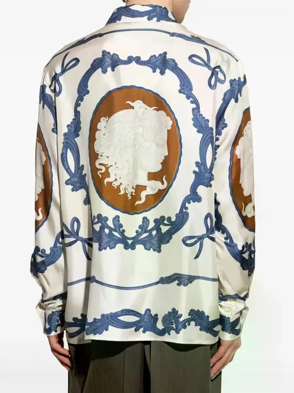 Versace Medusa Cameo-print Shirt