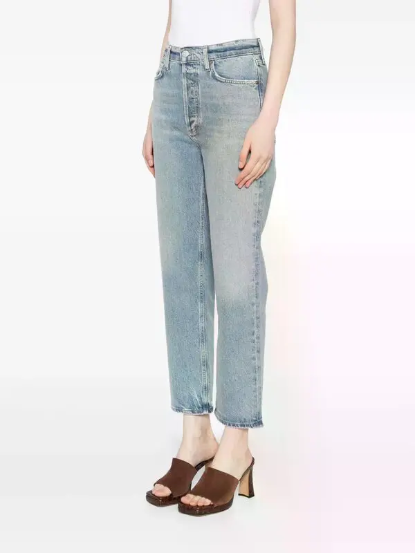 AGOLDE 90's Pinch Waist Crop Jeans - Blue