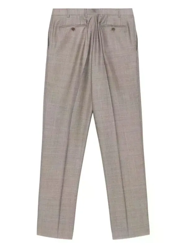 Canali Wool Trousers - Brown