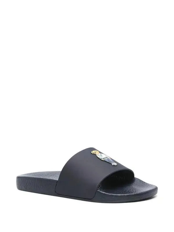 Polo Ralph Lauren Polo Bear Slides - Blue