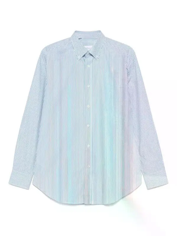 Brioni Striped Shirt - White