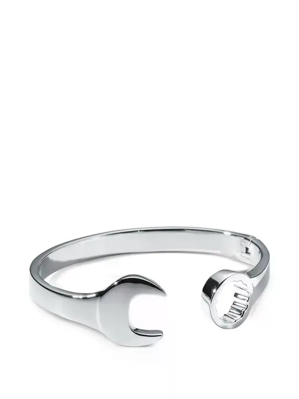 Mateo Wrench Bangle - Silver
