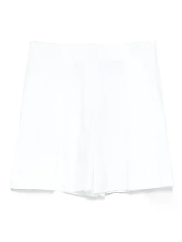 Theory Pleated Shorts - White