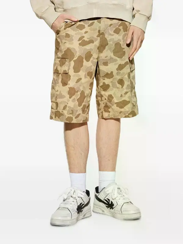 Carhartt Work In Progress Camouflage Cargo Shorts