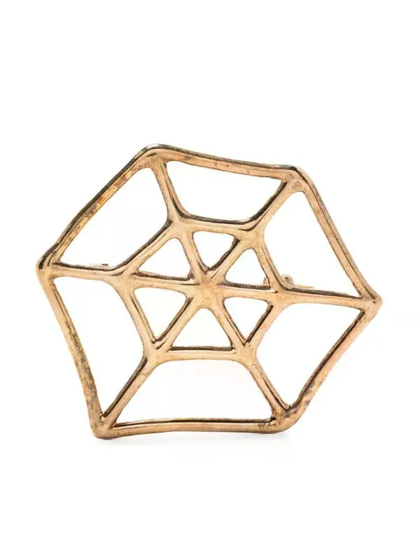 ERNEST W. BAKER Spider Web Brooch