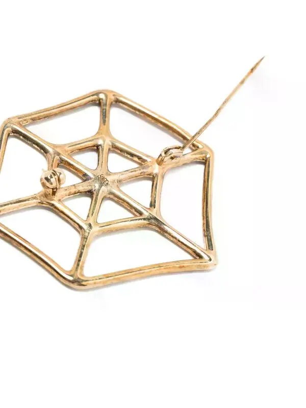 ERNEST W. BAKER Spider Web Brooch
