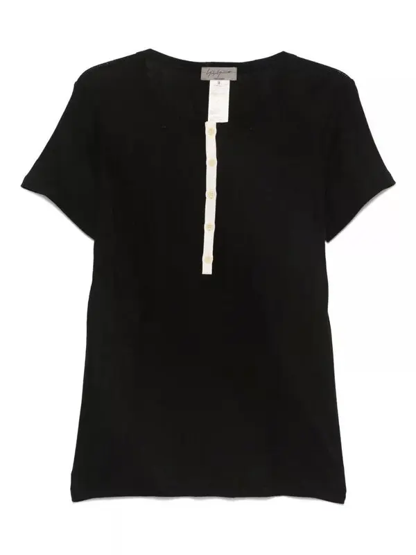 Yohji Yamamoto Ribbed T-shirt