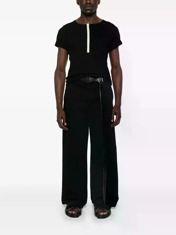 Yohji Yamamoto Ribbed T-shirt