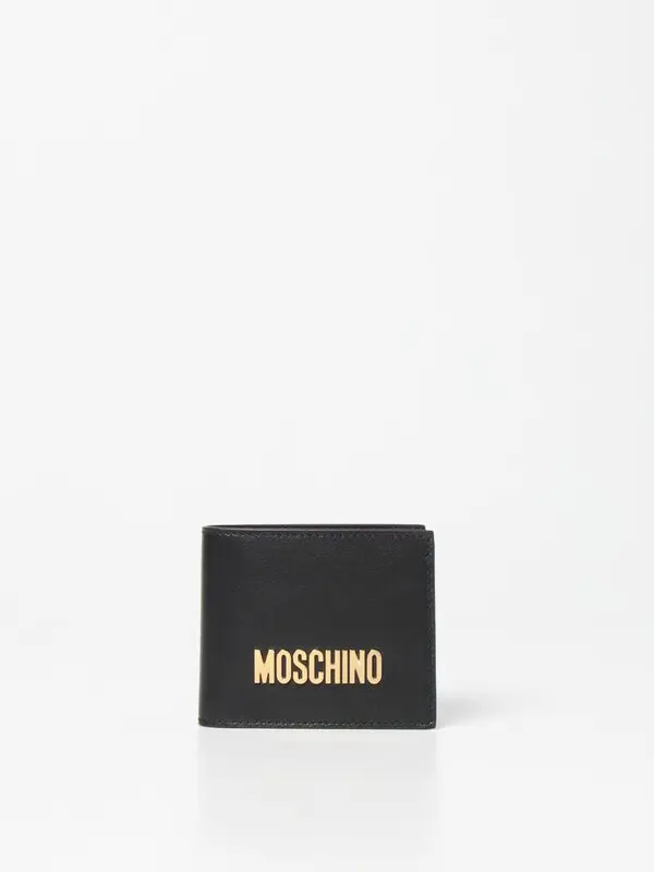 Moschino Leather Wallet - Black