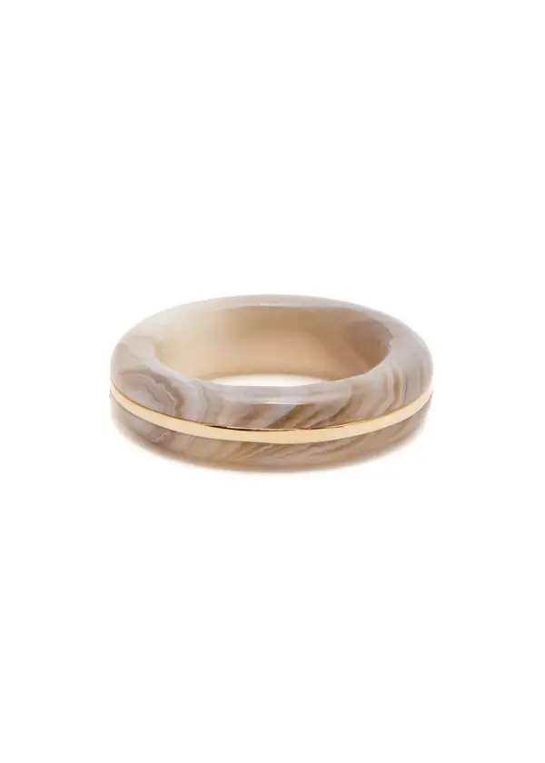BY PARIAH Essential Agate Ring - Brown