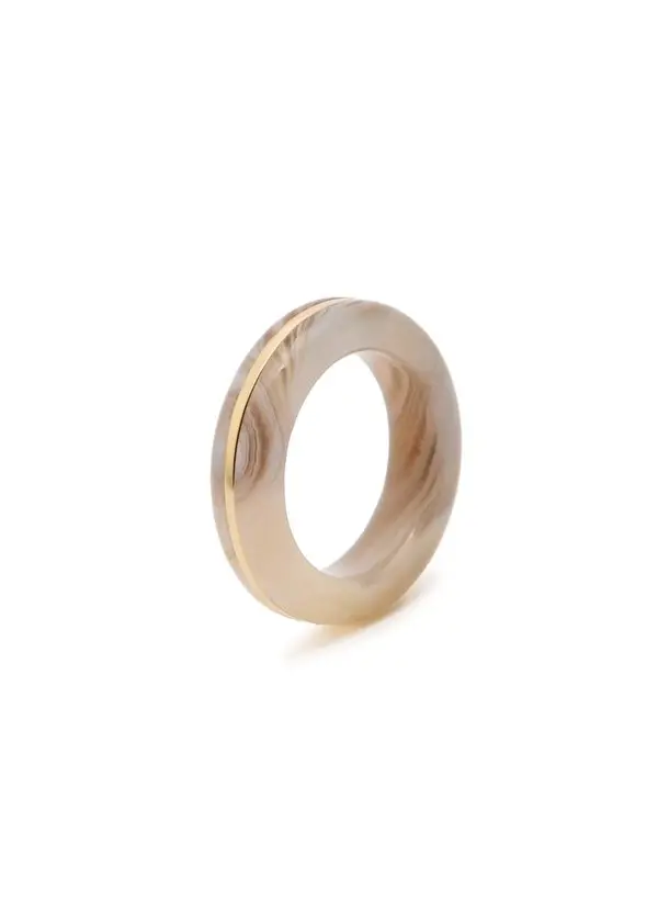 BY PARIAH Essential Agate Ring - Brown