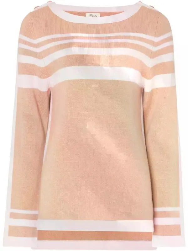 TEMPERLEY LONDON Bretton Striped Sweater - Neutrals