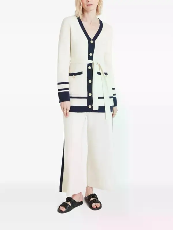 TEMPERLEY LONDON Rivera Wide Leg Trousers - Neutrals