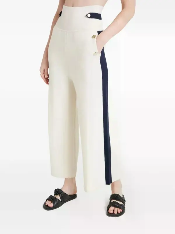 TEMPERLEY LONDON Rivera Wide Leg Trousers - Neutrals