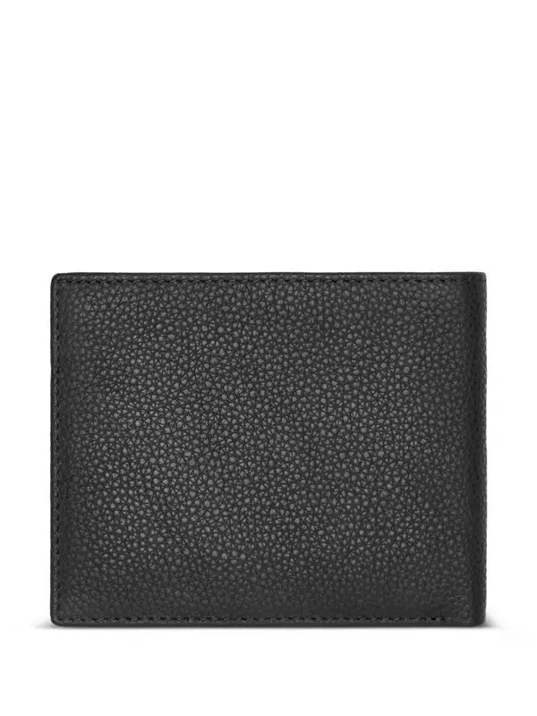 BOSS Logo-print Leather Wallet - Black