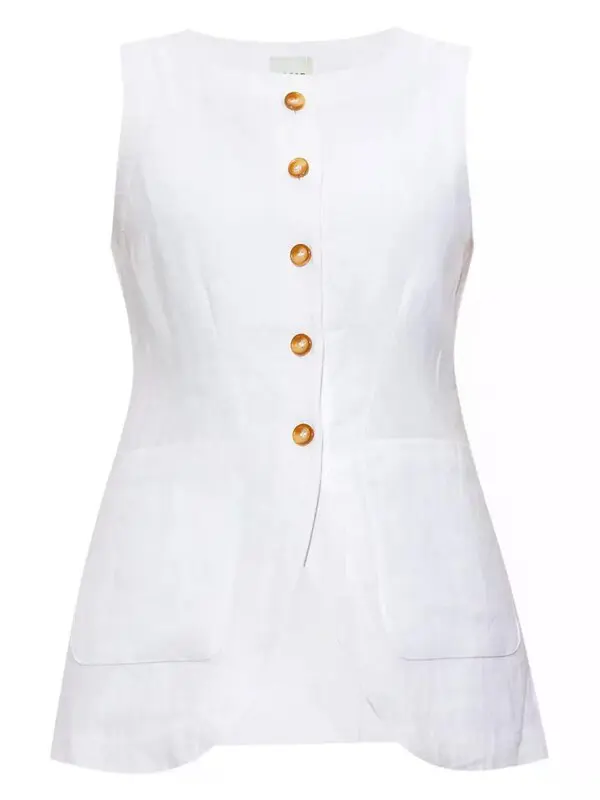 Posse Emma Waistcoat - White
