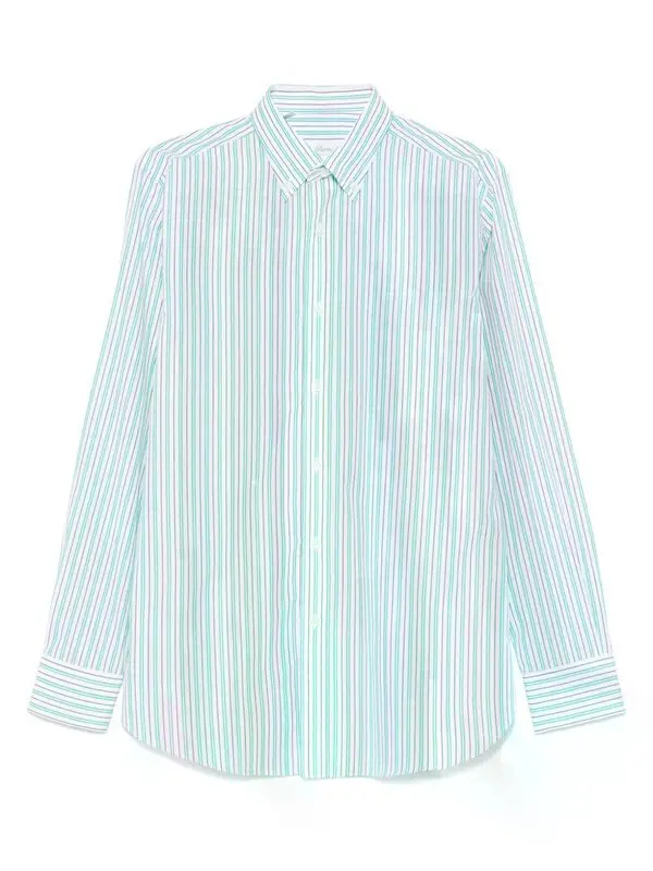 Brioni Striped Shirt - White