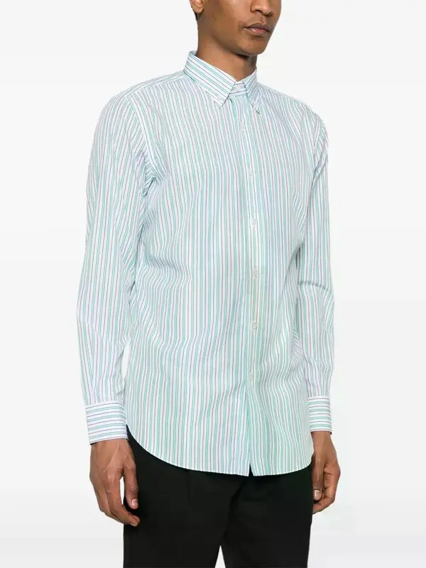 Brioni Striped Shirt - White