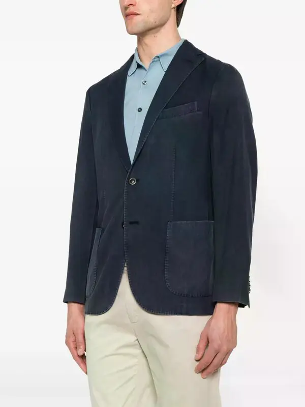 Boglioli Single-breasted Blazer - Blue
