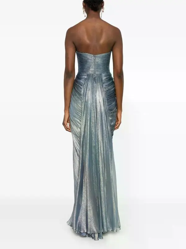 IRIS SERBAN Charlotte Maxi Dress - Blue