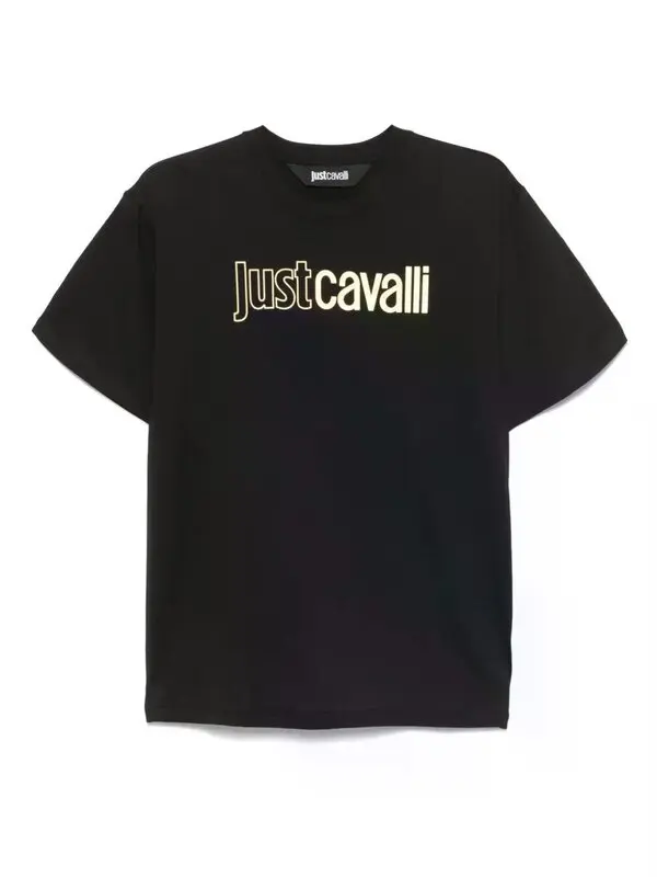 Just Cavalli Logo-print T-shirt - Black