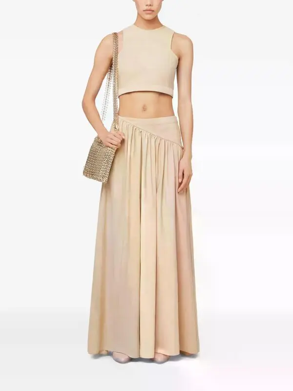 Rabanne Twill Maxi Skirt