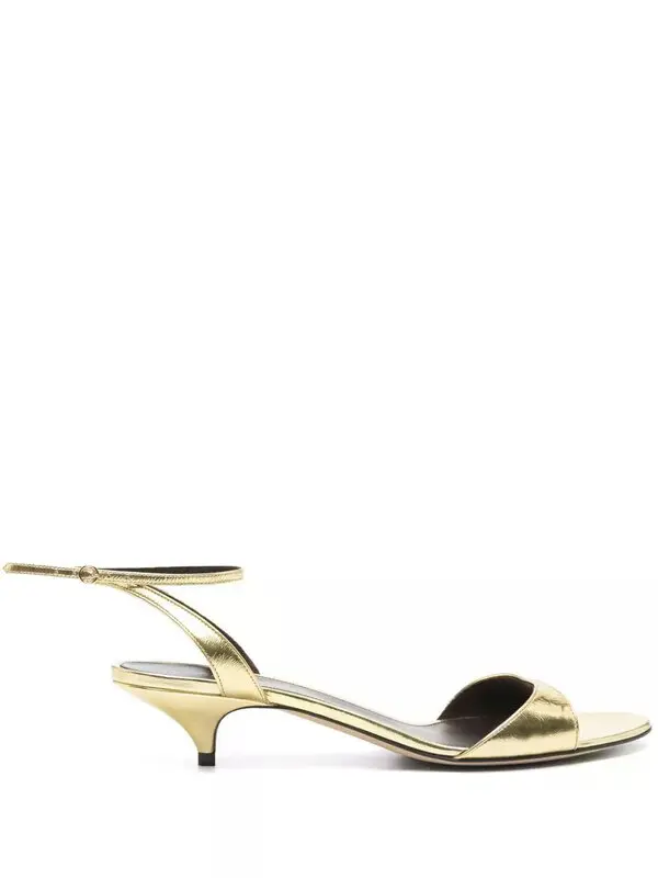 THE ROW 35mm Vika Sandals - Gold