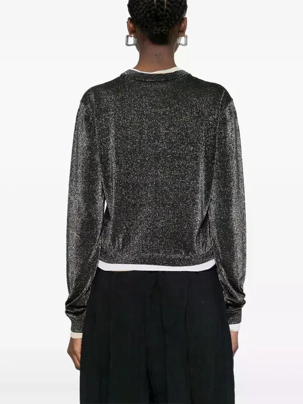 Mihara Yasuhiro Triple-layered Glittered Sweater