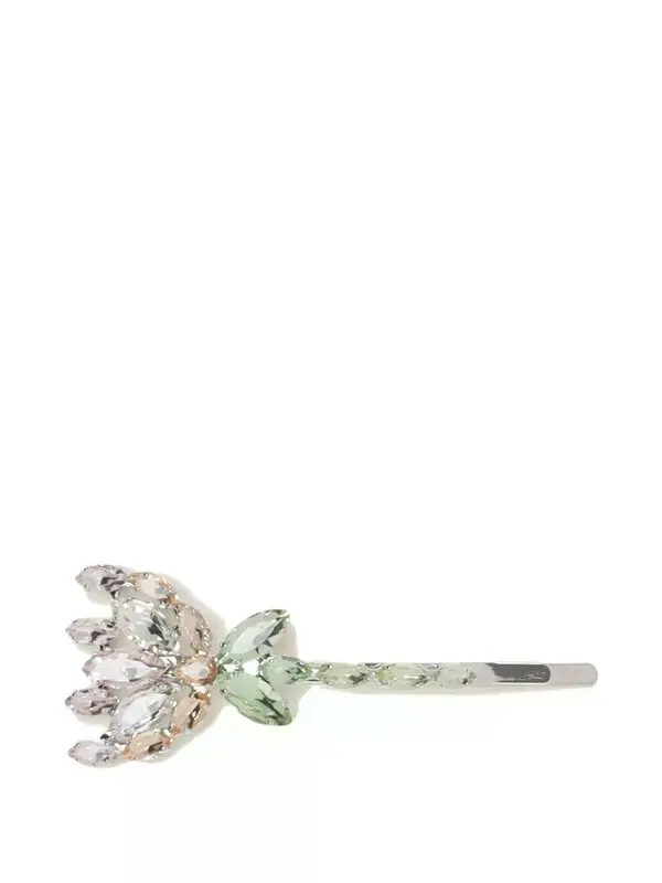 Simone Rocha Rhinestone-embellished Hair Clip - Pink