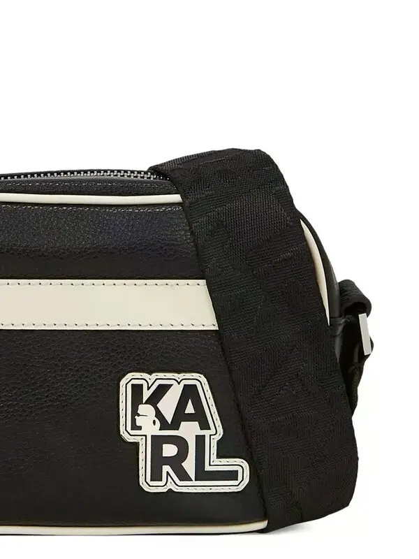 Karl Lagerfeld K/athleisure Contrasting-panel Messenger Bag