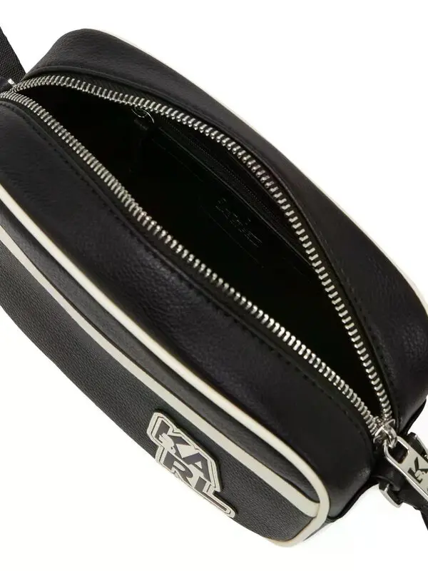 Karl Lagerfeld K/athleisure Contrasting-panel Messenger Bag